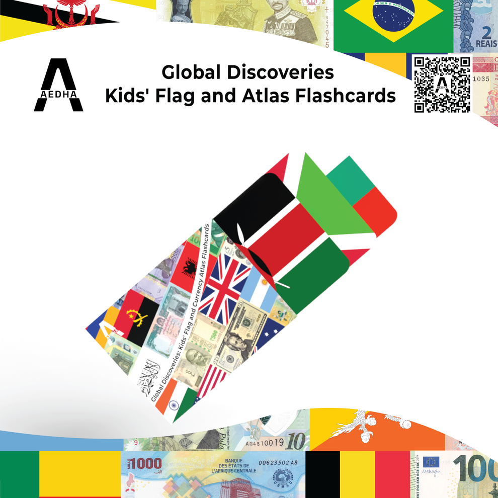 Global Discoveries Kids' Flag and Atlas Flashcards | Flags of The Worl ...